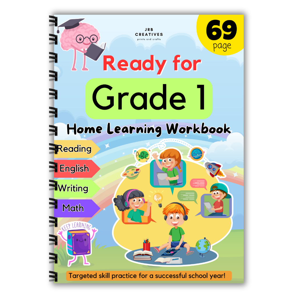 Get Ready for GRADE 1 ACTIVITY LEARNING WORKBOOK/WORKSHEETS | Shopee ...