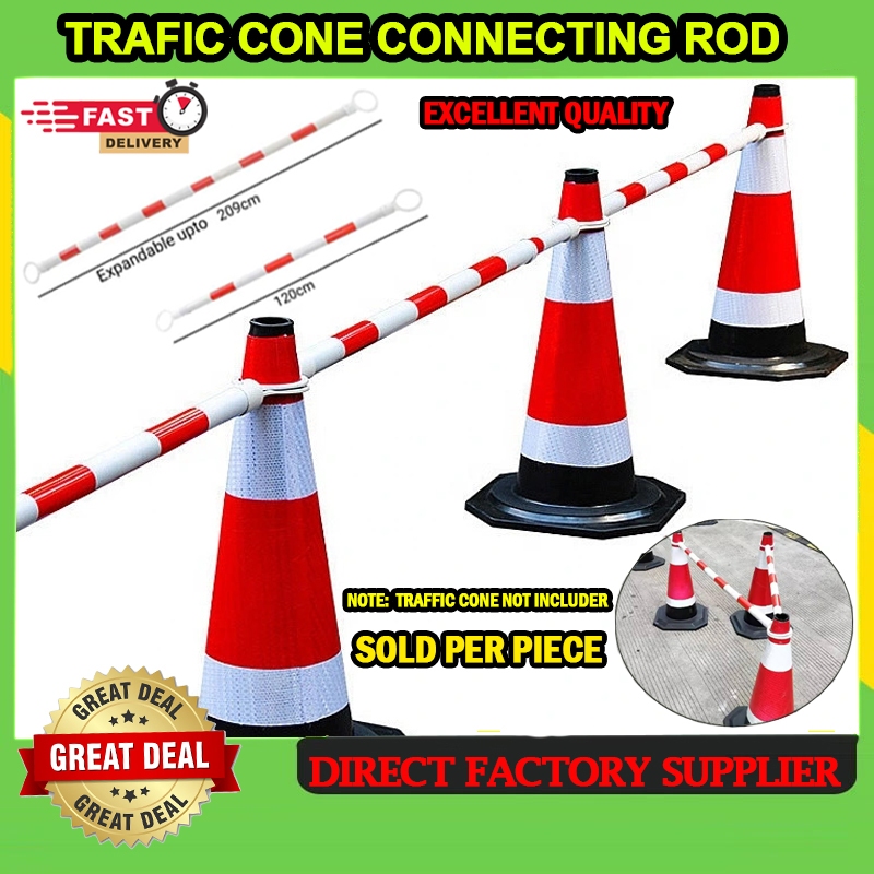 Connecting Rod Connect Pole Bars Plastic Warning Rod Reflective Stick ...