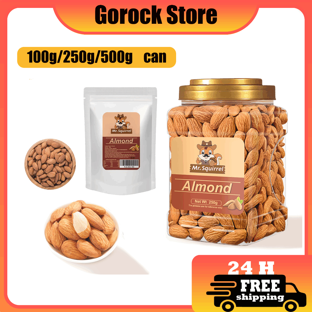 Trail Mix Daily roasted Almonds Nuts 100g/250g/500g Milk Fragrance ...