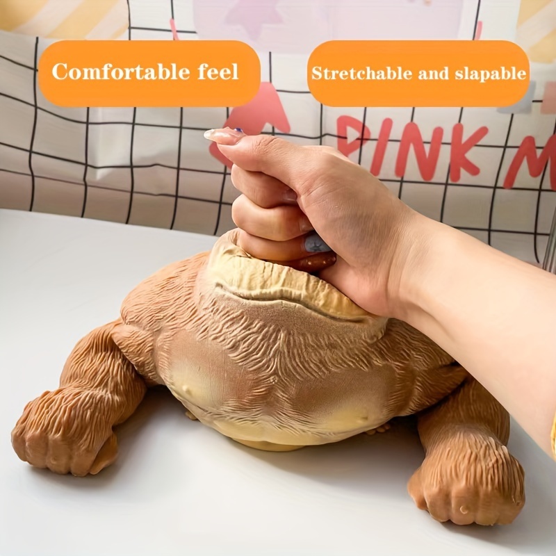 Timi Orangutan Squeeze Vent Stress Relief Toy Gorilla Animal Squishy ...