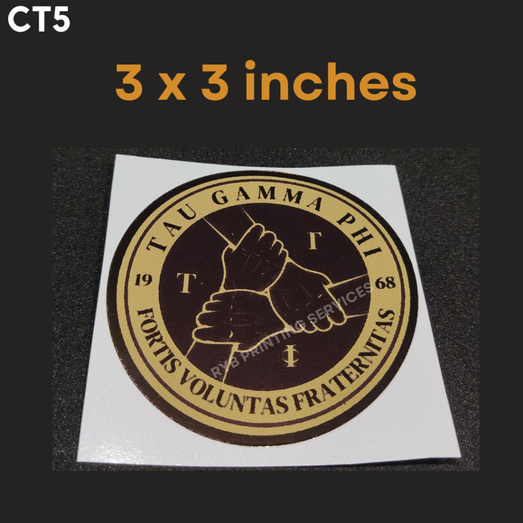 Tau Gamma Phi Sticker TGP decals TRISKELION | Shopee Philippines