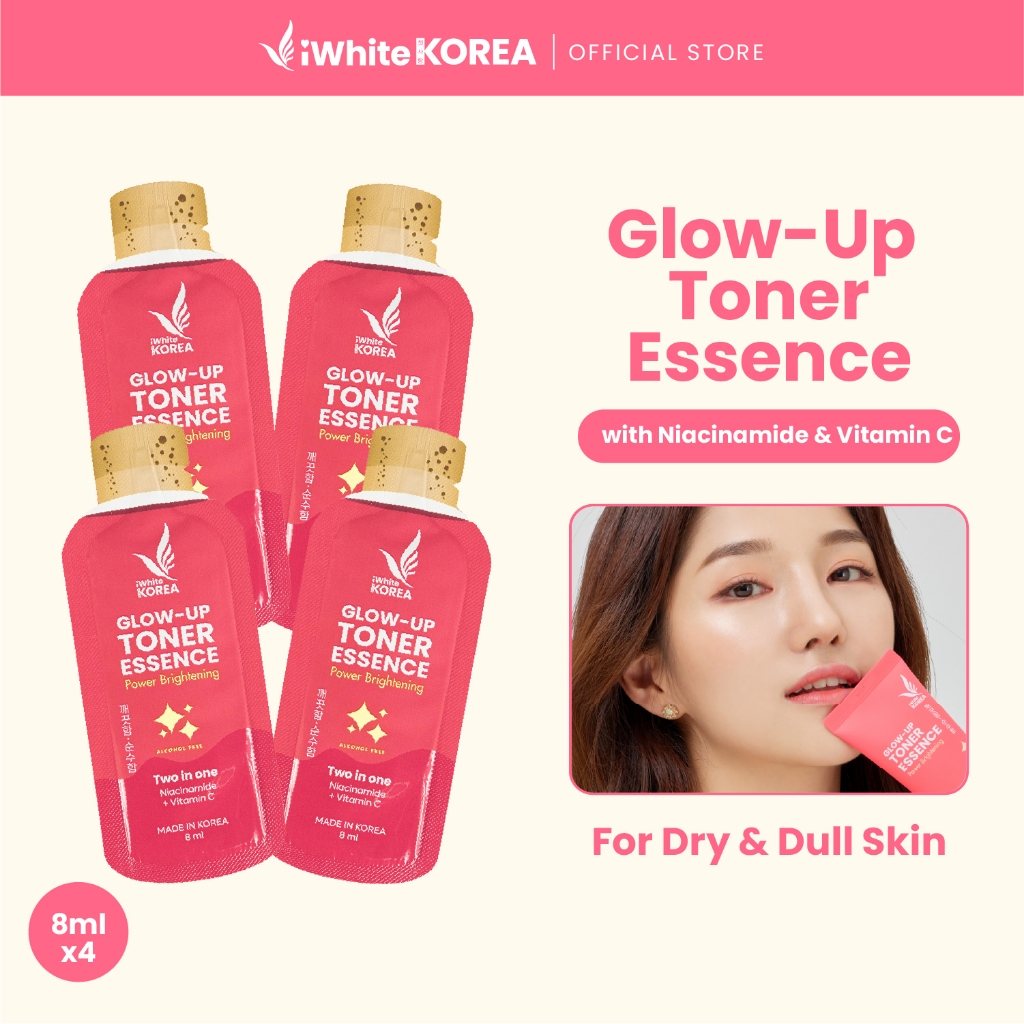iWhite Korea Glow-Up Toner Essence Power Brightening 8ml 4pcs ...