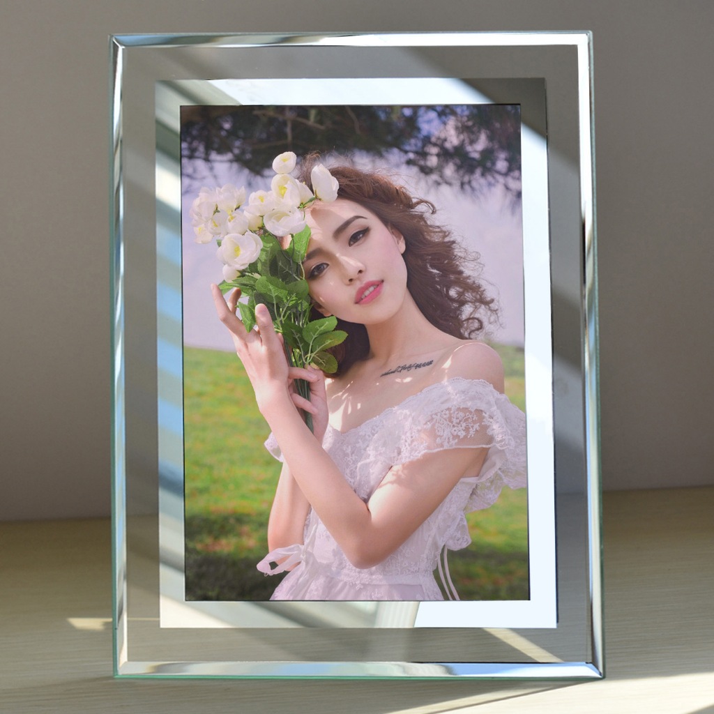 A4/6inch/8inch size Crystal Glass Certificate Frame Photo Frame Picture ...
