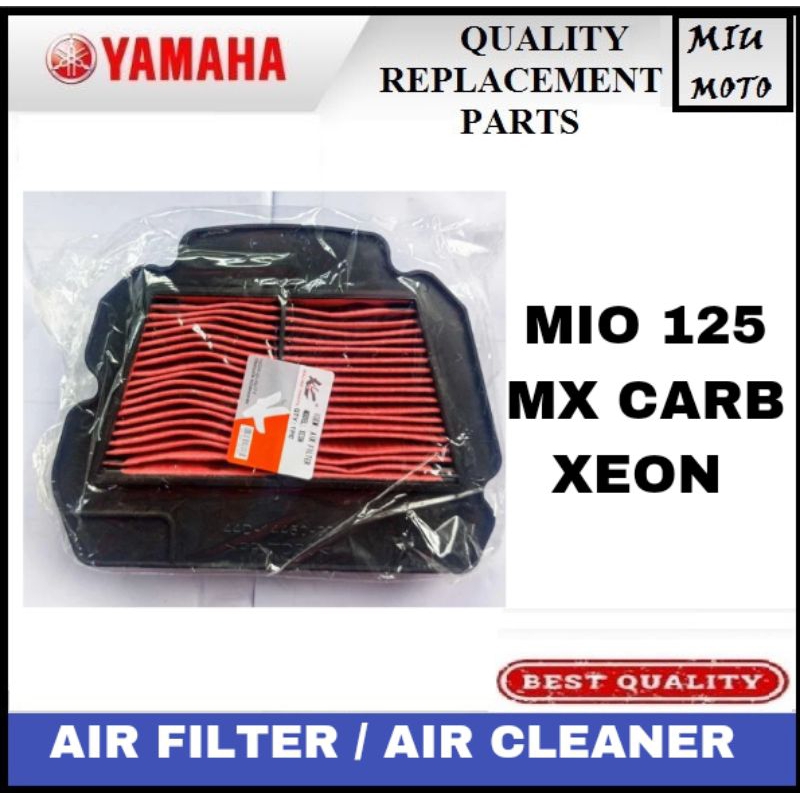 MIO 125 MX carb type / Xeon Air Filter Element / Air Cleaner (YAMAHA ...