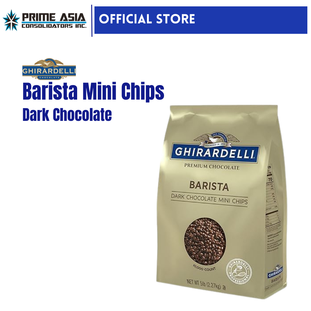 Ghirardelli Dark Chocolate Barista Mini Chips 10,000 Counts | Shopee ...
