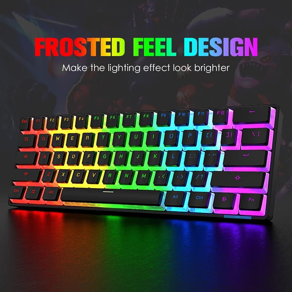 FEKER Pudding Keycaps 130 Keys OEM PBT Backlit Keycap for 61/62/84/87 ...