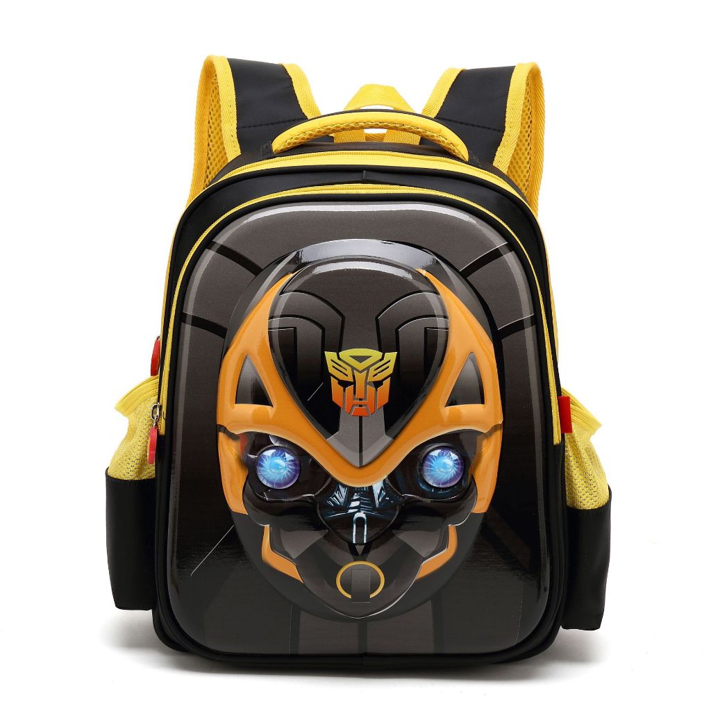 Transformers Bumblebee Kid School Bag Children Bag 3D Cartoon Backpack ...