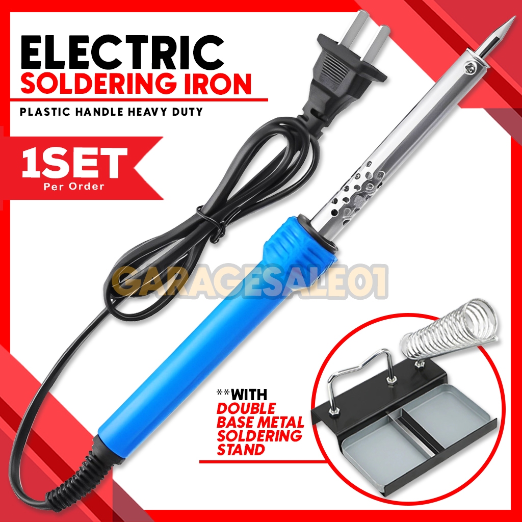 Double Base Metal Soldering Iron Holder With Electric Soldering Iron ...