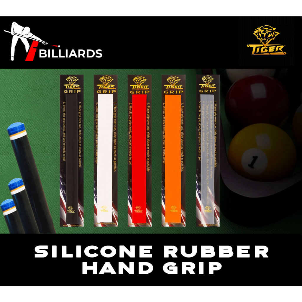 TIGER Silicone Rubber Hand Grip para sa tako ng bilyar , billiard ...