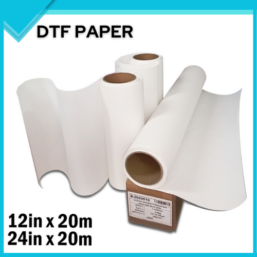 DTF Transfer Paper Cold Peel Direct to Film Paper (12inches & 24inches ...