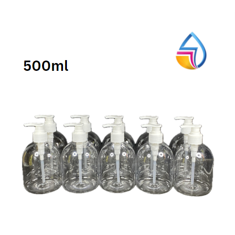 10pcs - 500ml Bell Pump Pet Bottle (good for use in Alcohol, Sanitizer ...
