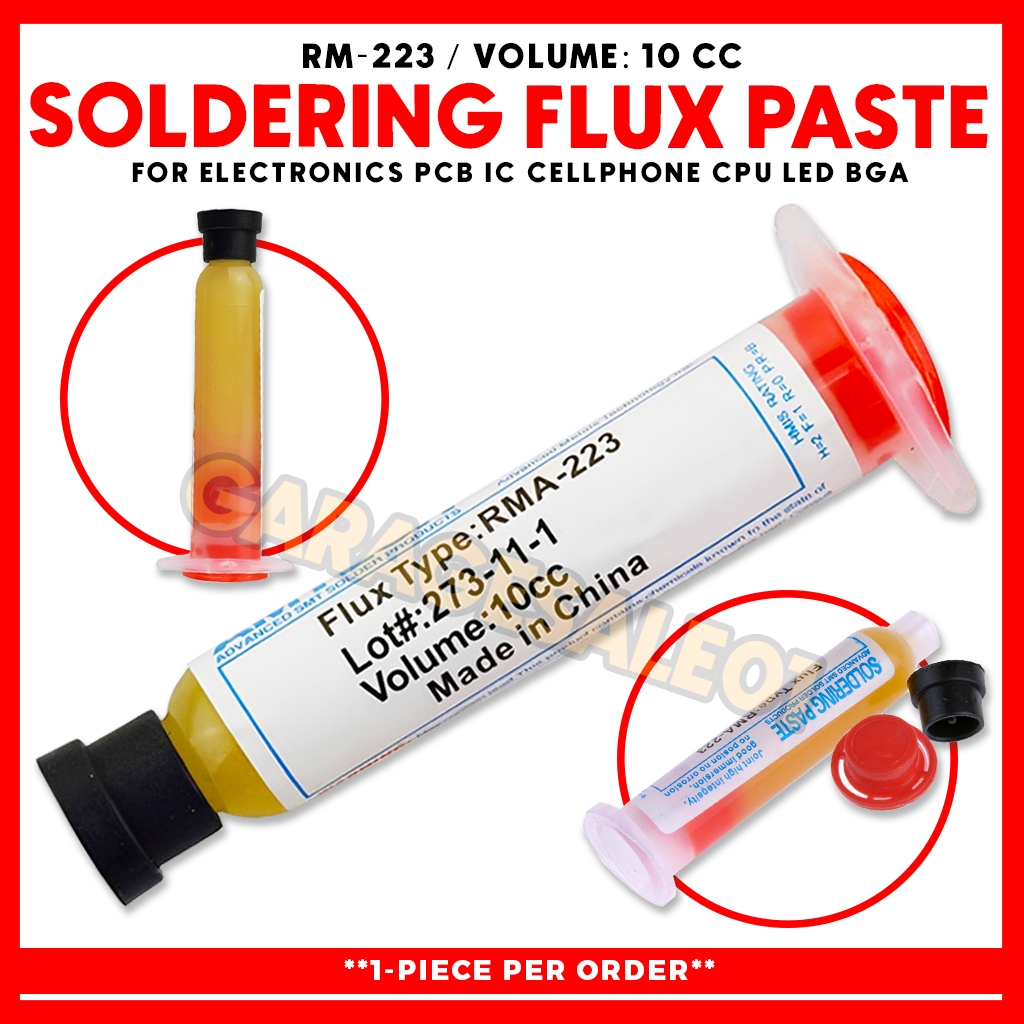 GS RM-223 Soldering Flux Paste | Perfect for SMD rework, PCB repair ...