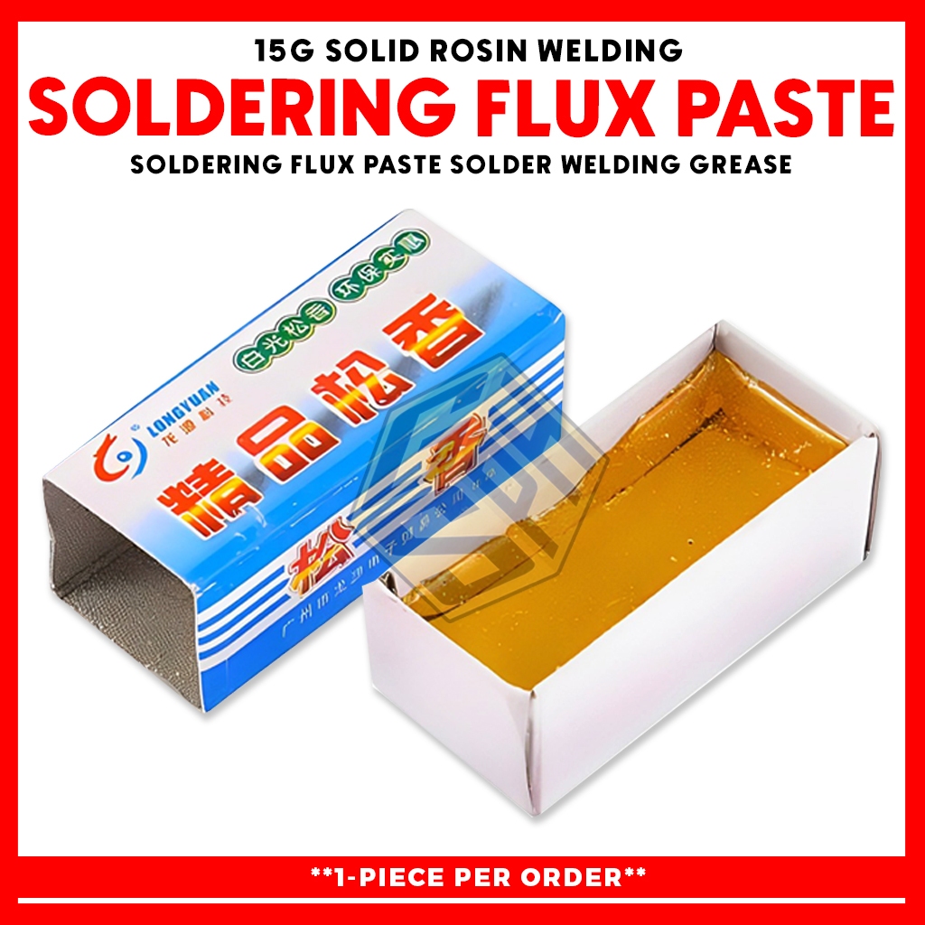 GS Pure Solid Rosin Soldering Flux Paste 15g – High-Purity Welding Flux ...
