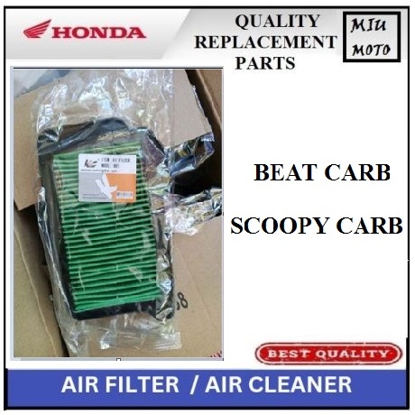 BEAT Carb SCOOPY Carb Air Filter Element / Air Cleaner (HONDA) Carb ...