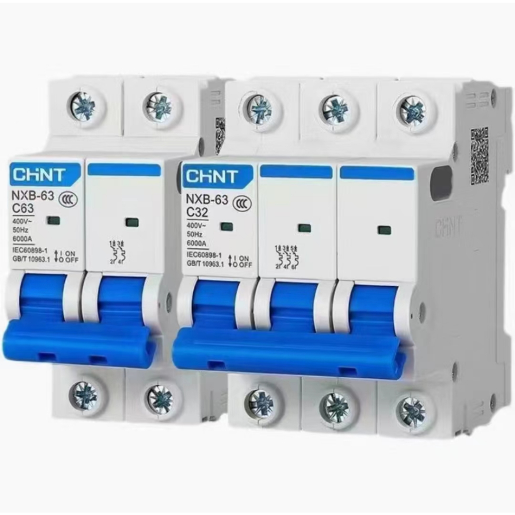 CHINT NXB-63 Circuit Breaker C Type 3P/4P 10A 16A 20A 25A 32A 40A 50A 63A 230V 380V Miniature ...