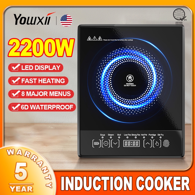 Yowxii Smart Powerful Induction Cooker Multifunctional Rapid Heating ...