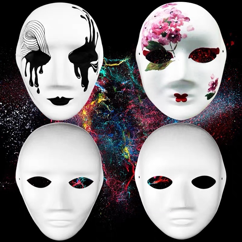 [Adults & Kids] Plain Whole Jabbawockeez Mask / Opera Half Mask ...