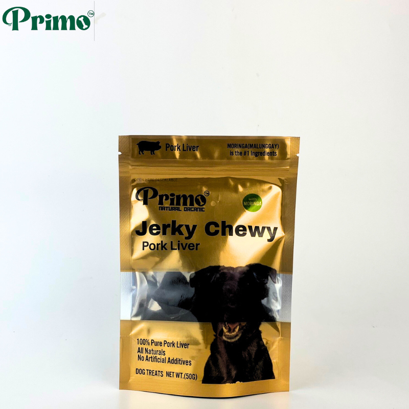 Primo Dog Jerky Treats with Moringa Immune Booster Pork Liver 50g ...