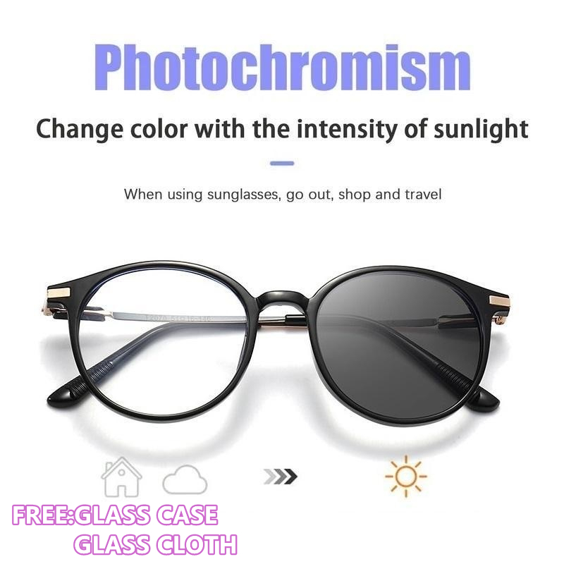 Photochromic Anti Radiation Eyeglasses For Women/Men Anti rad Sun ...