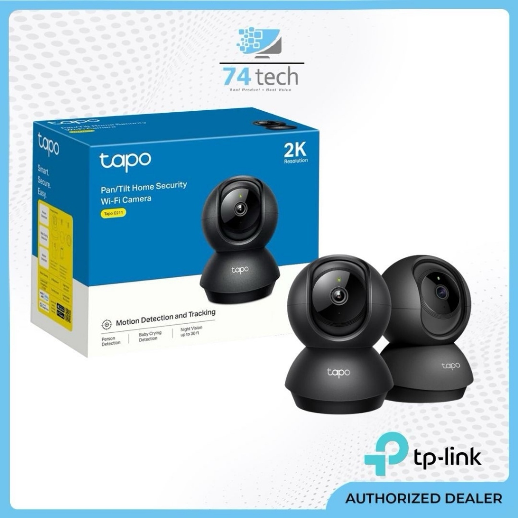 TP-Link Tapo C211 2K 3MP Pan/Tilt Home Security Wi-Fi Camera | Shopee ...