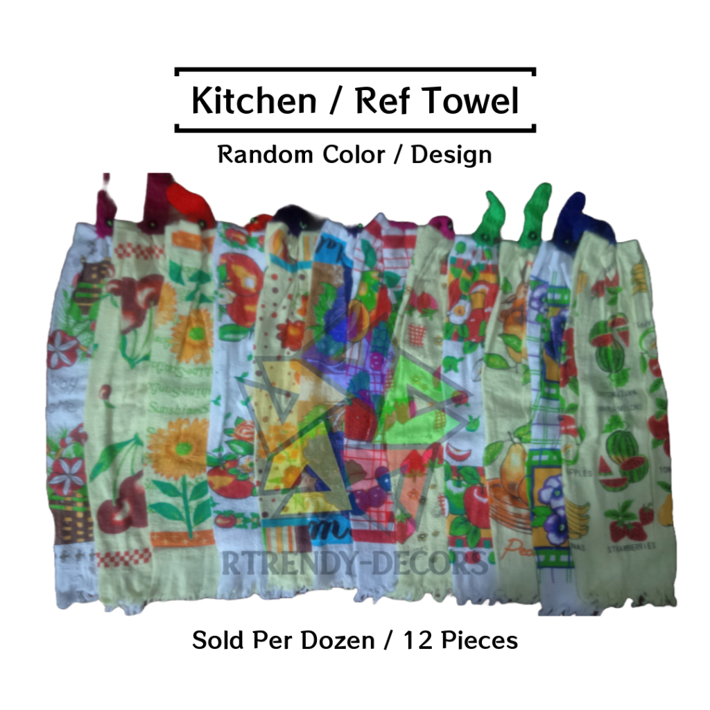 Fashionable Kitchen Towel Cotton Ref Towel Hand Towel ( Random Color ...