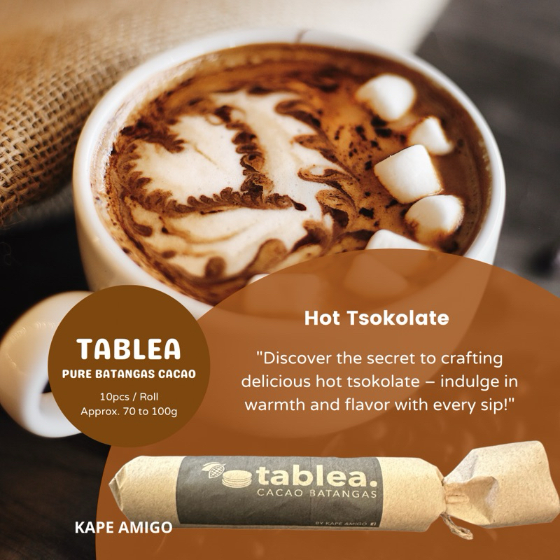 [Kape Amigo] Tablea 100% Pure Cacao Batangas Tsokolate (Unsweetened ...