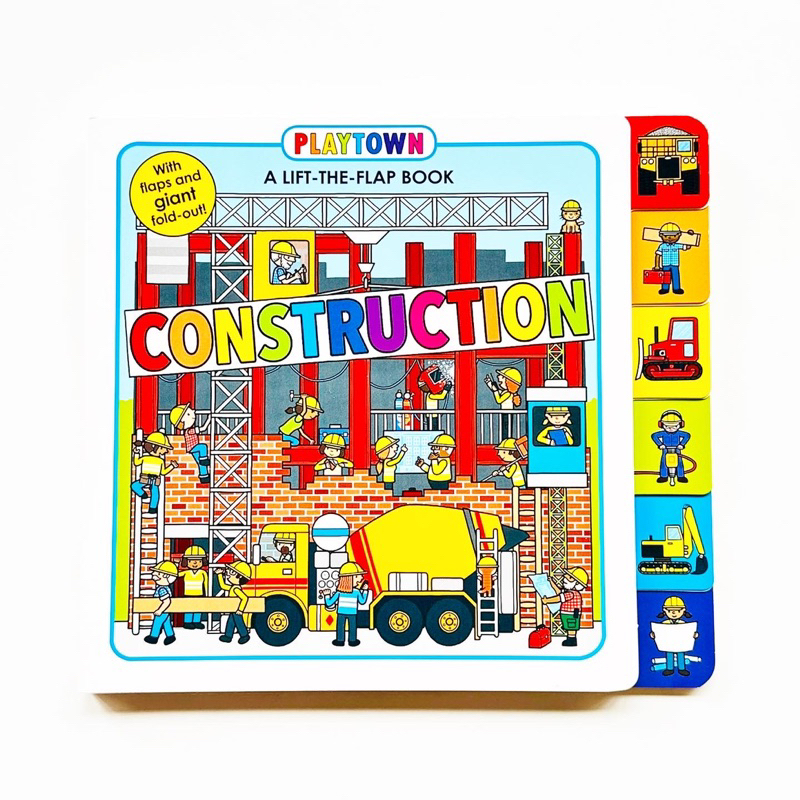 Priddy: Playtown Construction [A-Lift-the-Flap Board Book] | Shopee ...