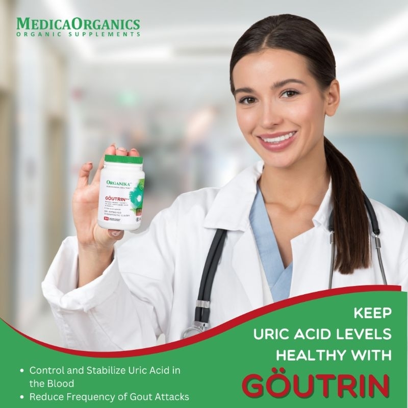 Organika Goutrin (30 Vegan Capsules) Natural Gout Remedy | Uric Acid ...