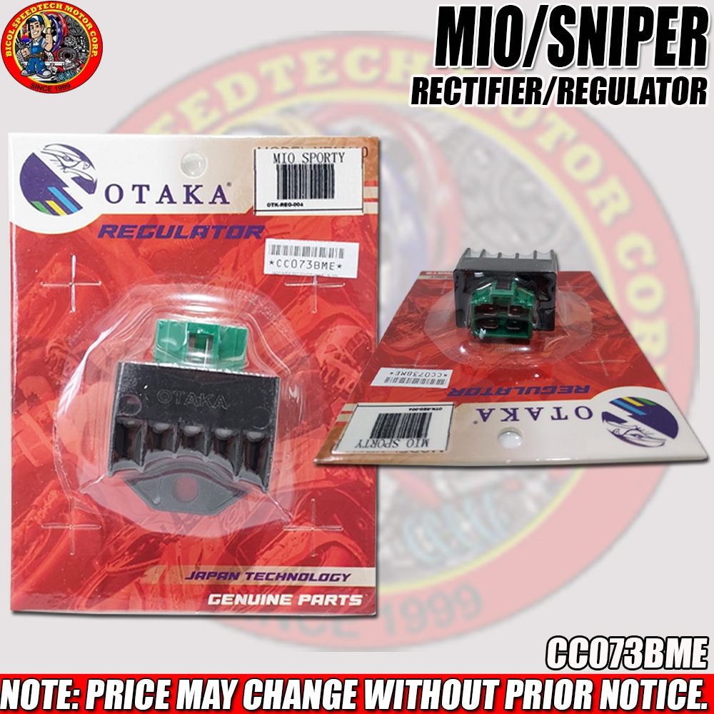 MIO/SNIPER/ STX125/SPORTY/RS110 RECTIFIER/REGULATOR (CC073BME) | Shopee ...