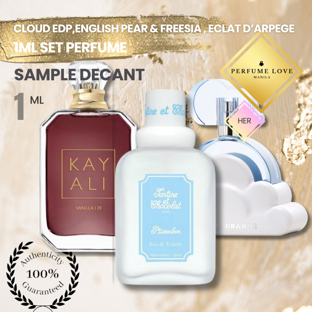 PERFUME DECANT SET 1ml AG Cloud EDP, Ptisenbon Tartine et chocolat ...