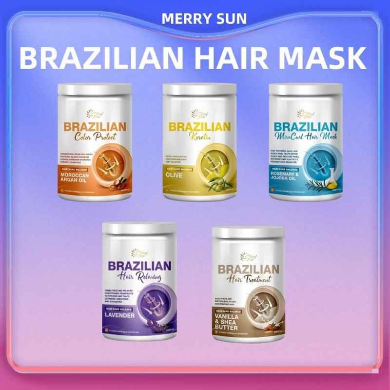 Merry sun brazilian Treatment 1000ml | Shopee Philippines