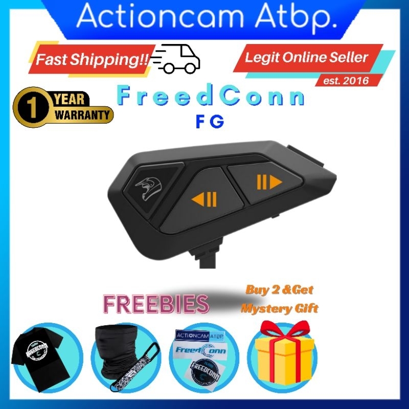 FreedConn FG Motorcycle Helmet Bluetooth Intercom | Shopee Philippines