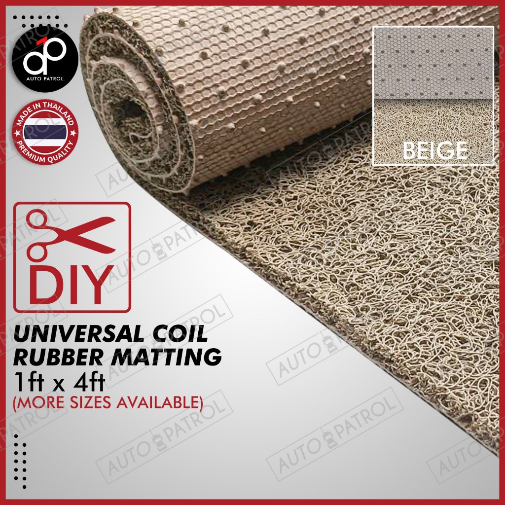 Soft Rubber Matting Loop Spaghetti Matting 1ft×4ft(PER ORDER) custom ...