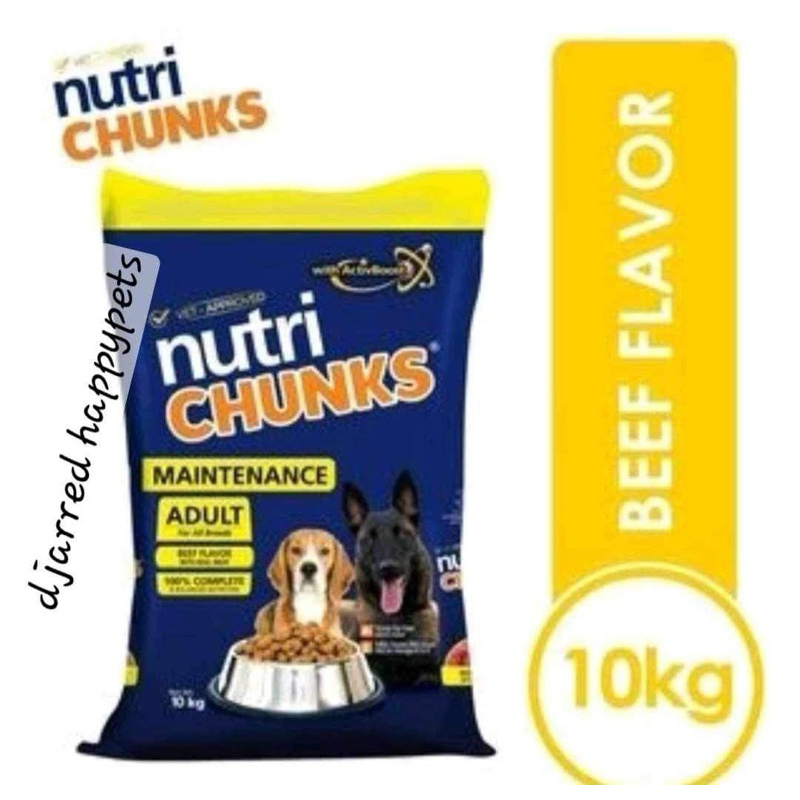 Nutri Chunks Maintenance Adult 10kg | Shopee Philippines