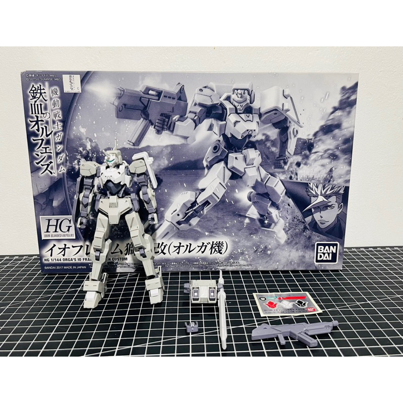 [ BUILT ] HG IBO P-Bandai 1/144 Scale Model Kit Orga's IO Frame Shiden ...