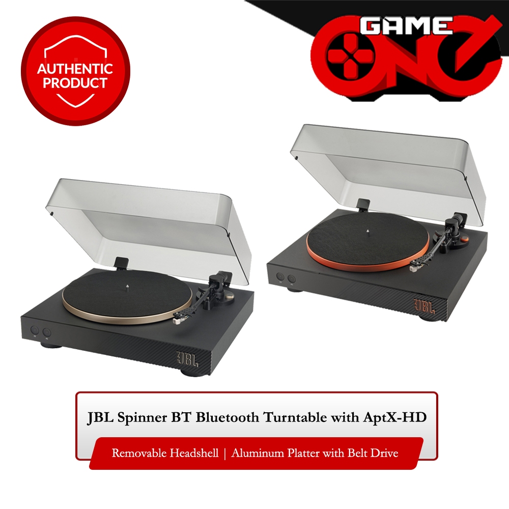 JBL Spinner BT Bluetooth Turntable with AptX-HD | Shopee Philippines
