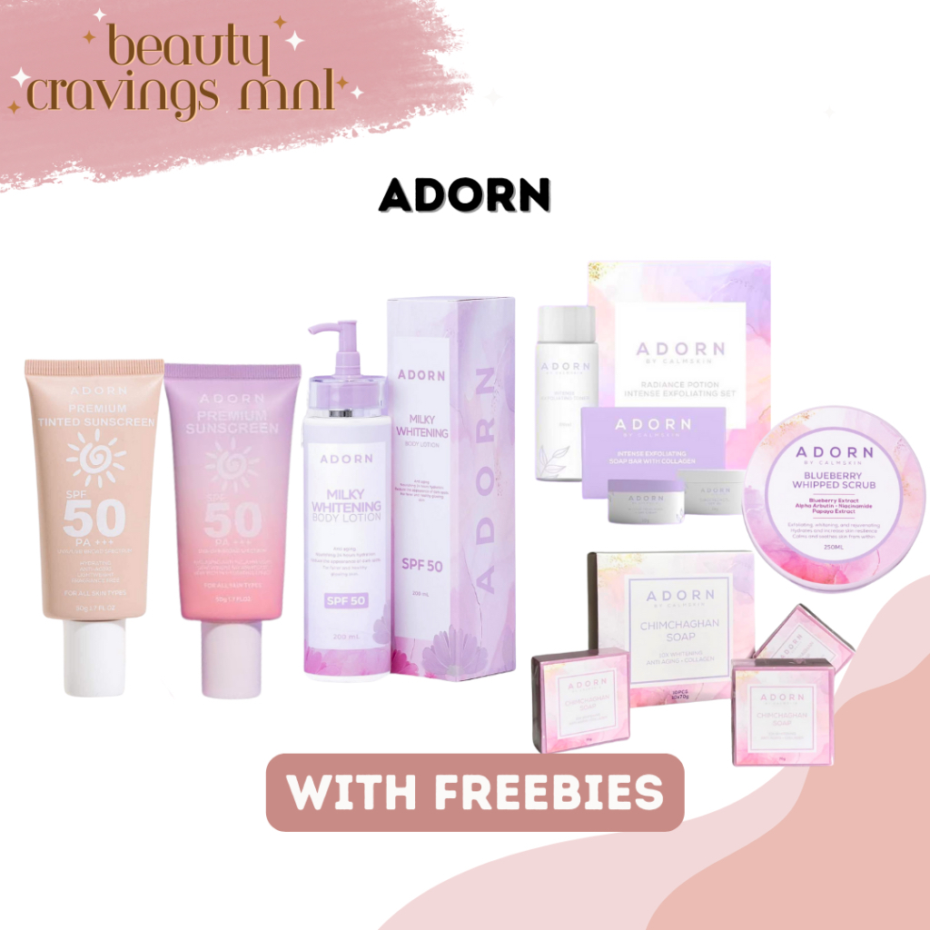 Adorn Products Radiance Potion Set | Blueberry Scrub | Chimchaghan Soap ...