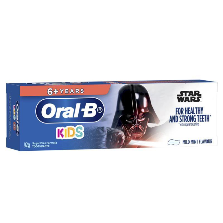 Oral-B Kids Toothpaste - Star Wars Junior 6+ Years 92g - Mild Mint ...