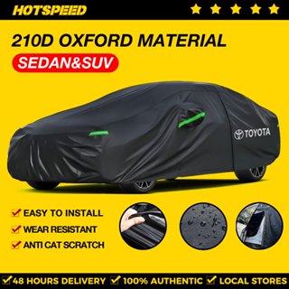 HOTSPEED Toyota Car Cover Waterproof for Sedan SUV Oxford Material ...