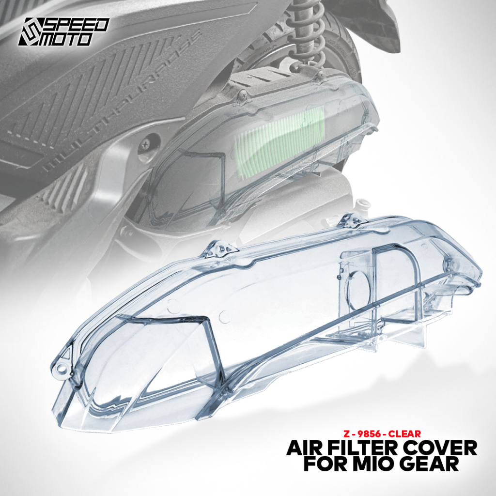 MOKOTO MIO GEAR AIR FILTER WITH PULLEY COVER SET Z-9854 FORGED / Z-9853 ...