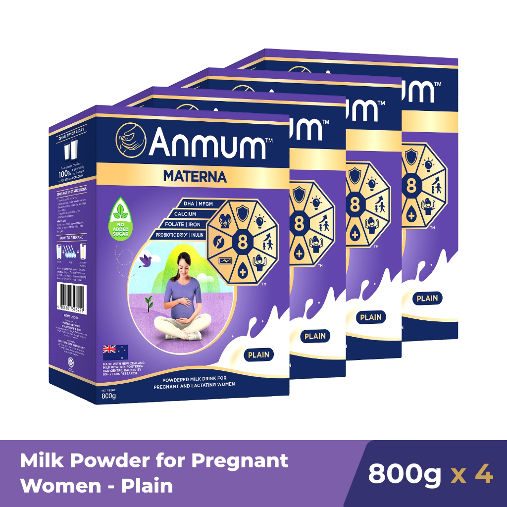 Anmum Materna Pregnancy Milk Powder Plain 800G x 4 | Shopee Philippines