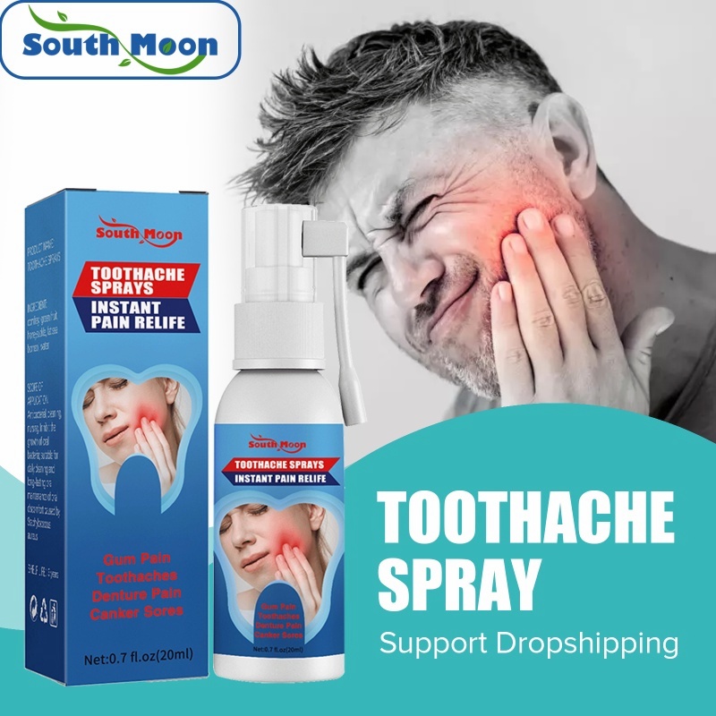 20ml Toothache Pain Relief Spray Effective Treatment Teeth Pain Swell ...