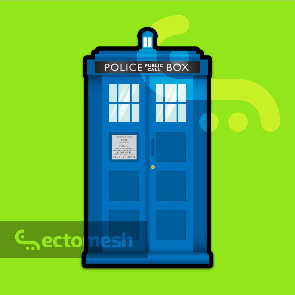 Doctor Who TARDIS - Vinyl Waterproof Sticker by Ectomesh | Shopee ...