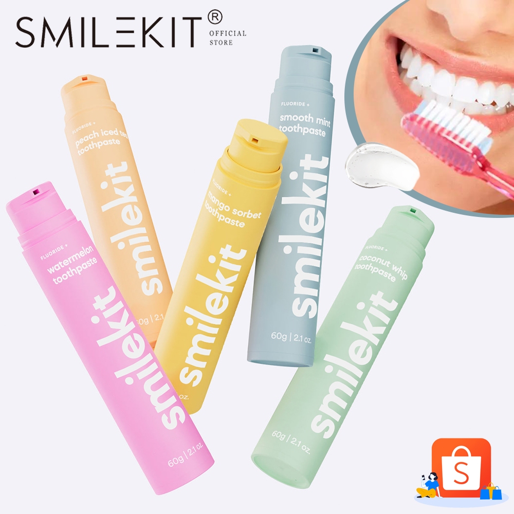 SMILEKIT Whitening Peppermint Food GradedToothpaste Variety of fruit ...