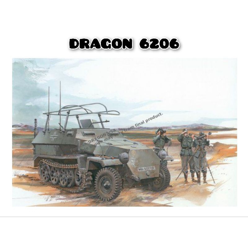 Dragon 6206 Sd.Kfz. 251/6 Ausf.C Command Vehicle 1:35 '39-'45 Series ...