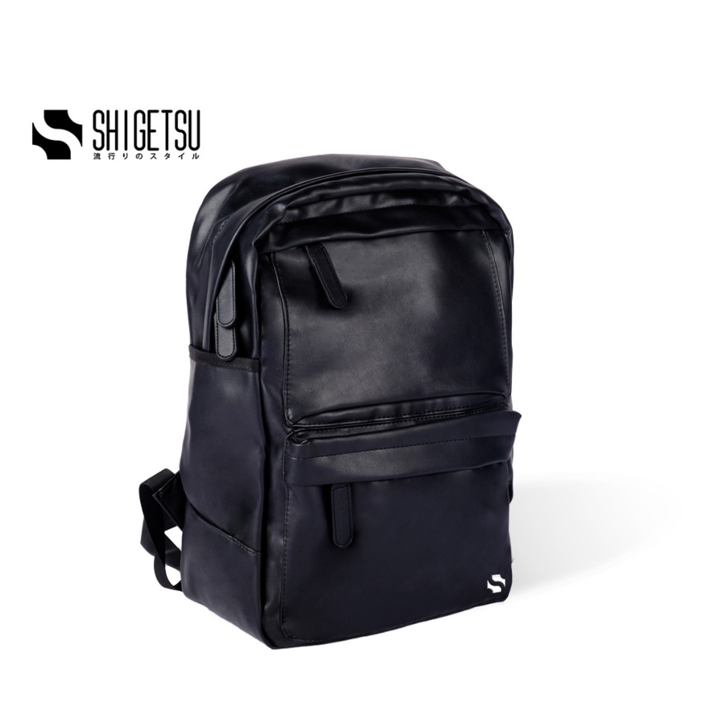 Shigetsu EBINO Black Backpack for men and women 14 INCHES laptop bag office Bag for School ...