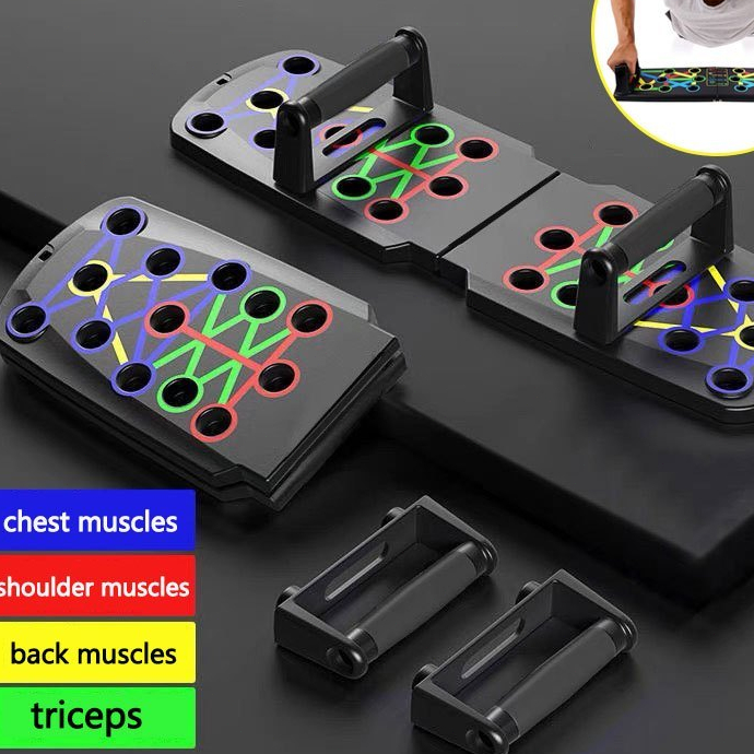 Push Up Board Training different muscle groups in multiple postures ...