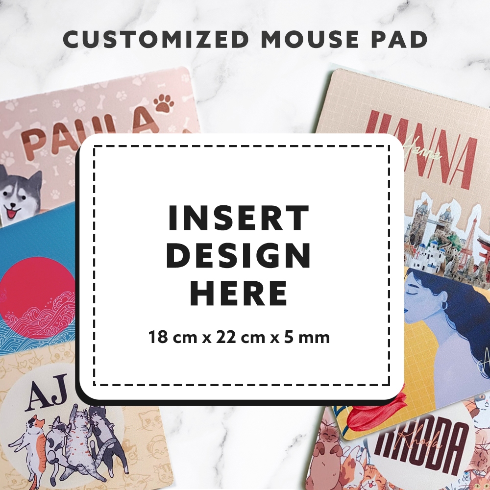 Customized / Personalized Mouse Pad (Send your design) | Thick Non-slip ...