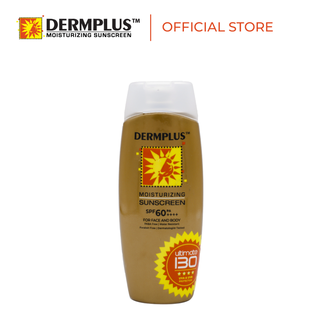 Dermplus Moisturizing Sunscreen Ultimate 130 SPF 50 PA++++ 50ml | Shopee Philippines
