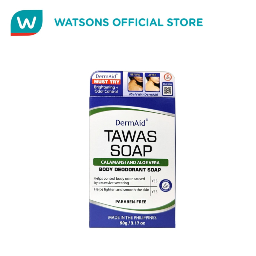 DERMAID Tawas Calamansi Plus Aloe Vera Soap 90g | Shopee Philippines